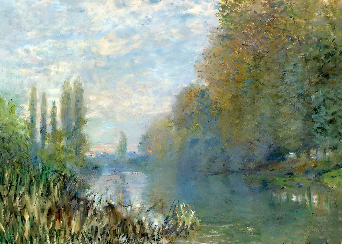 'Claude Monet Landscape' Poster, picture, metal print, paint by Diamond ...