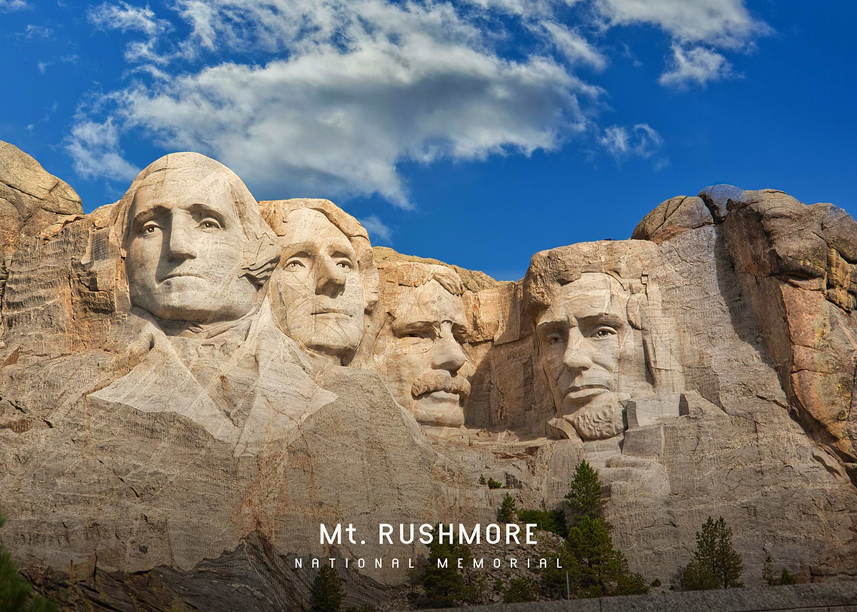 'Mount Rushmore ' Poster, picture, metal print, paint by Big City ...