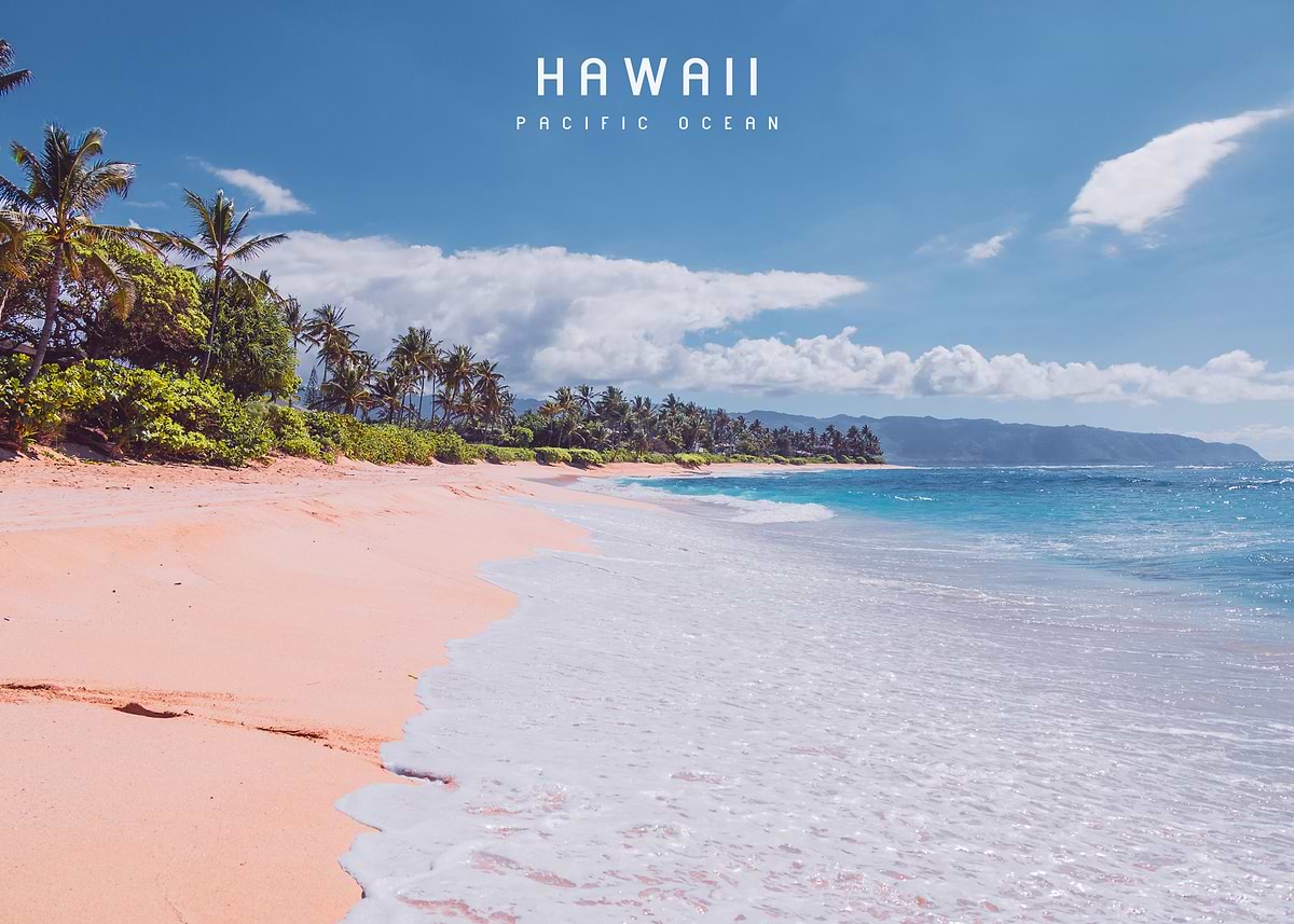 'Hawaii ' Poster, picture, metal print, paint by Travel Addict | Displate