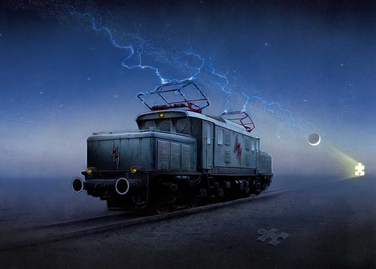 'Elektra' Poster, picture, metal print, paint by Rainer Kalwitz | Displate