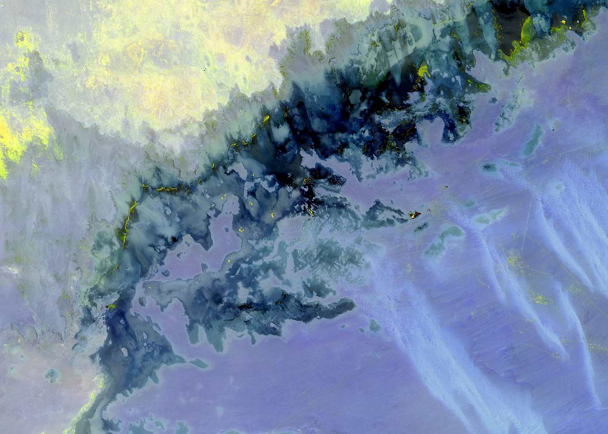 'Landsat Image Look' Poster, picture, metal print, paint by daiichi ...