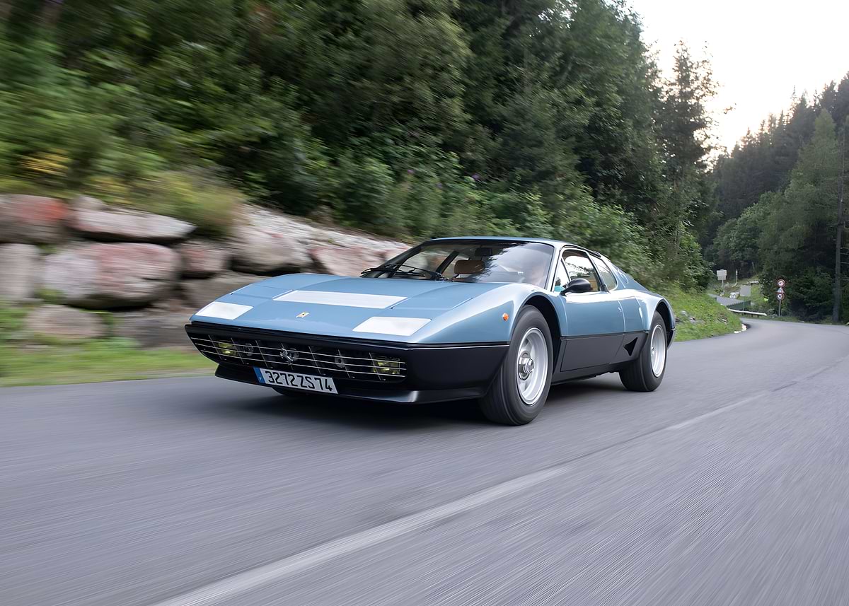 '1976 Ferrari 512 BB' Poster, picture, metal print, paint by Retro ...
