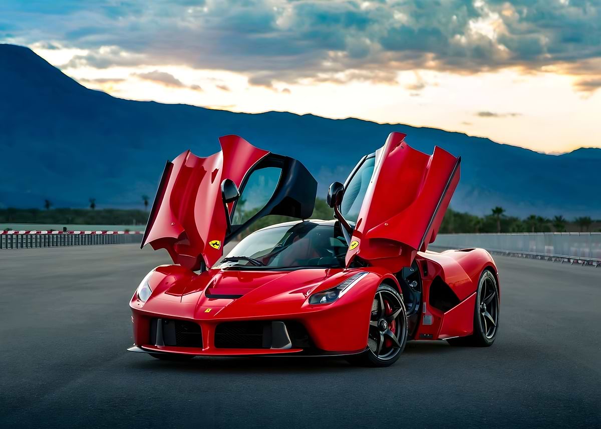 'Ferrari LaFerrari' Poster, picture, metal print, paint by To Giyanto ...