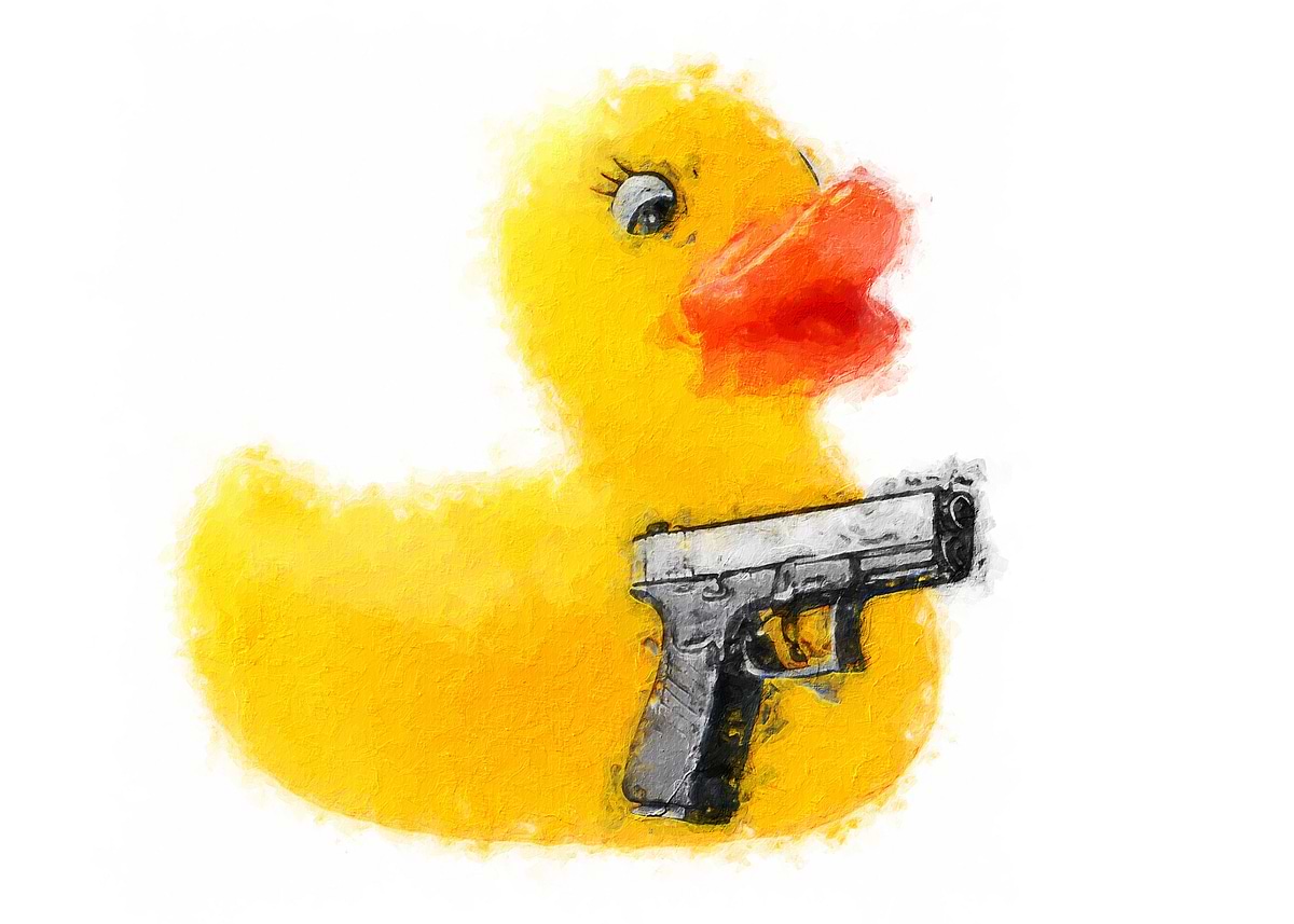 'Duck Meme' Poster, picture, metal print, paint by Meme Daily | Displate