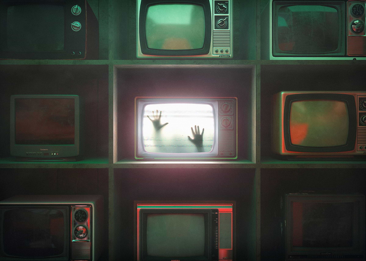 'Trapped' Poster, picture, metal print, paint by Nico N | Displate