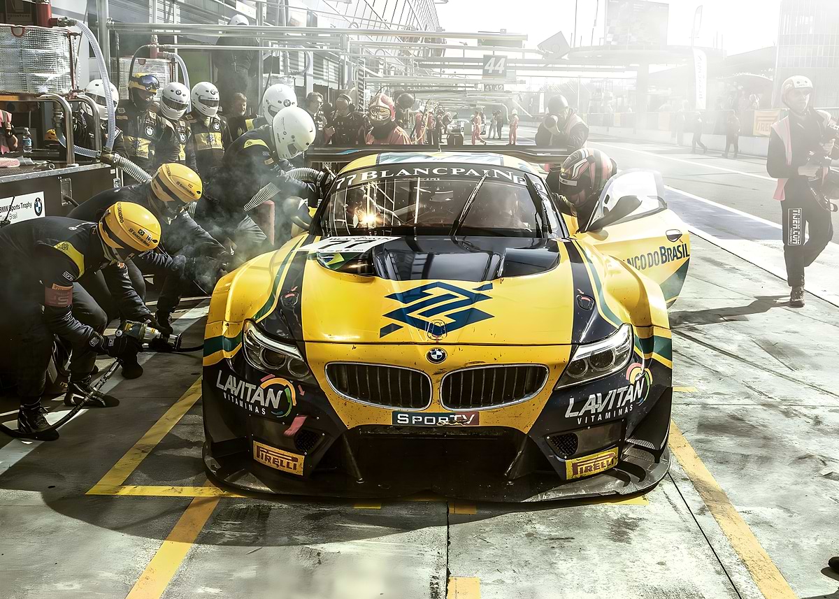 'Bmw Team ' Poster, picture, metal print, paint by classic game cars ...