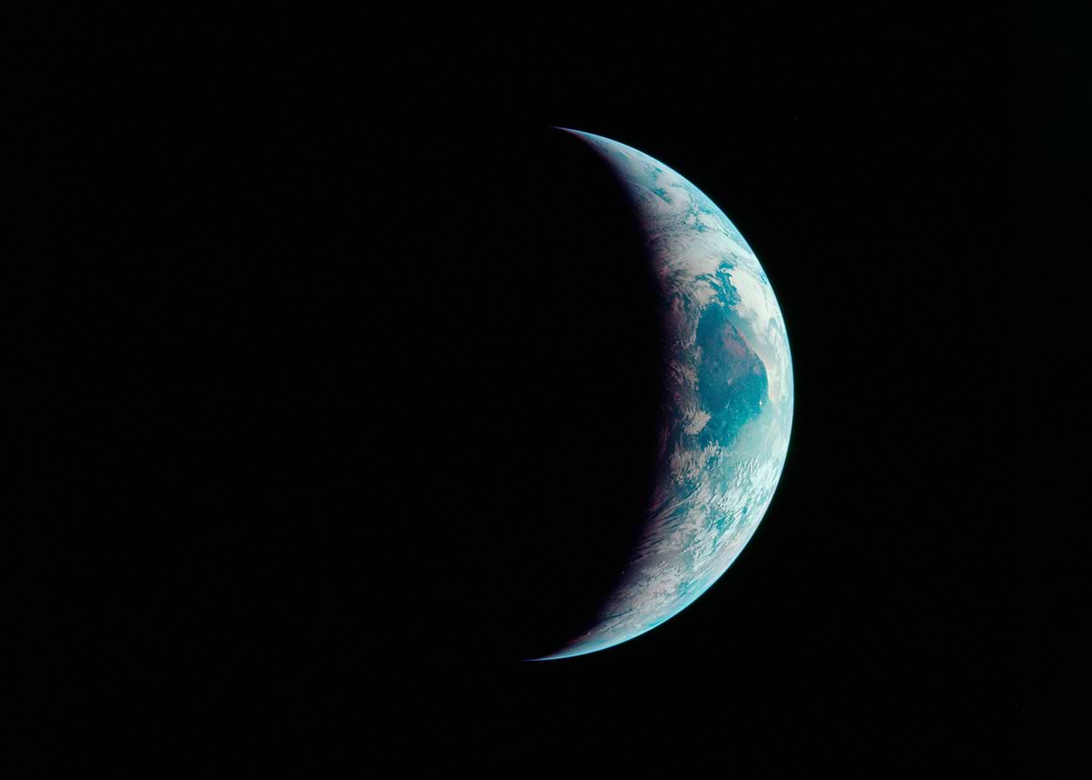 'Crescent Earth' Poster, picture, metal print, paint by tony4urban ...