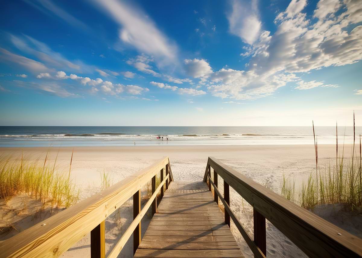 'Sandy Sea Beach Nature' Poster, picture, metal print, paint by Max ...