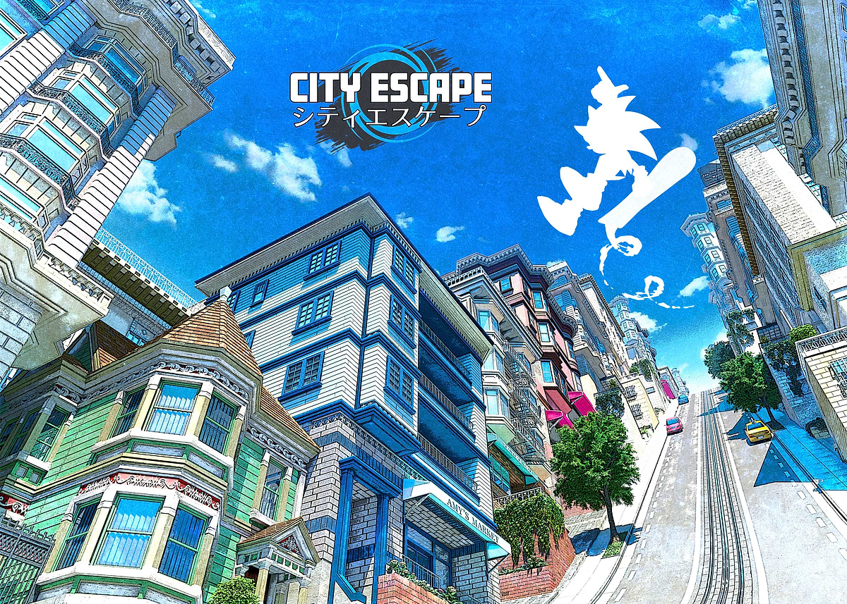'City Escape' Poster, picture, metal print, paint by Sonic the Hedgehog ...