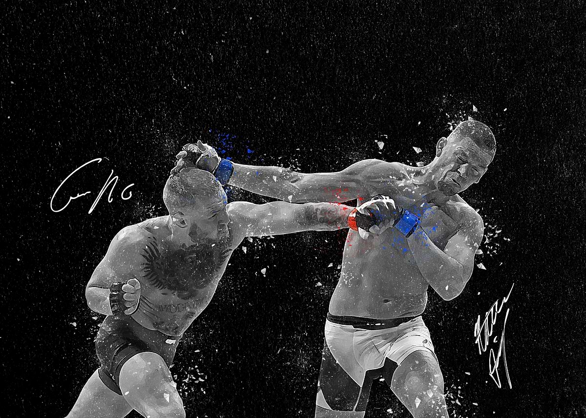 'MMA' Poster, picture, metal print, paint by SA KE | Displate