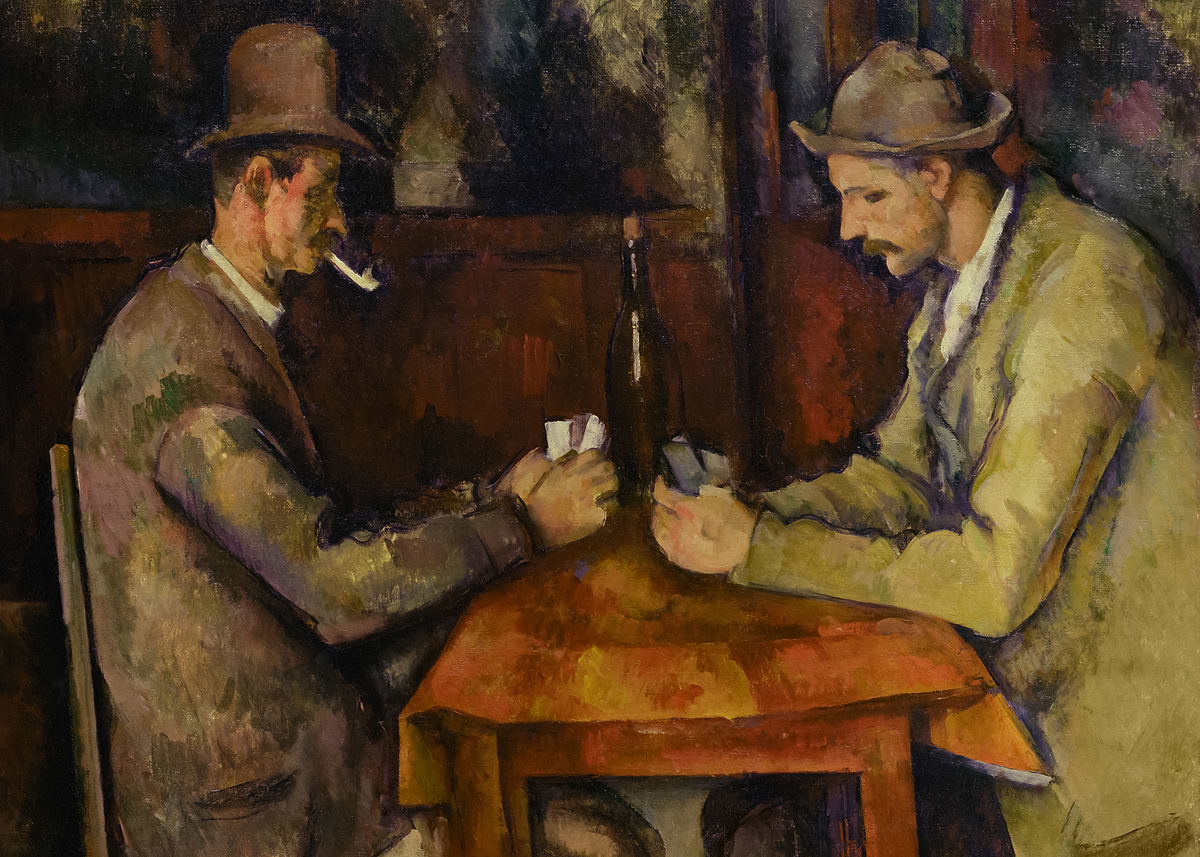 'The Card Players' Poster, picture, metal print, paint by Mango Art ...