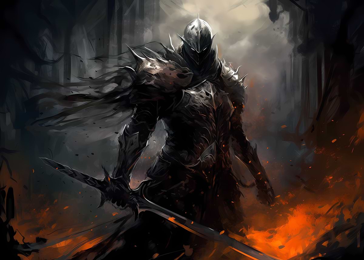 'The Undead Dark Lord' Poster, picture, metal print, paint by Jiri ...