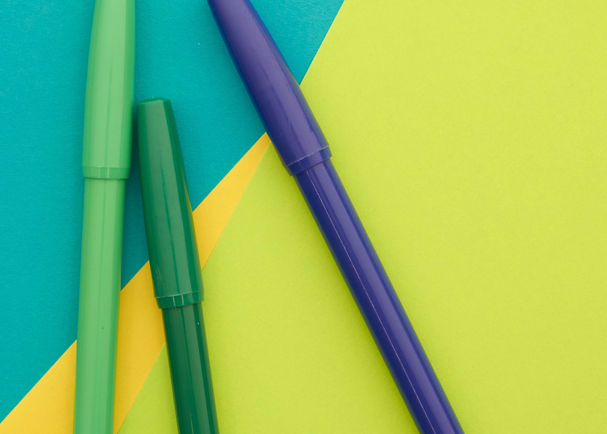'colored markers ' Poster, picture, metal print, paint by Amazing ...