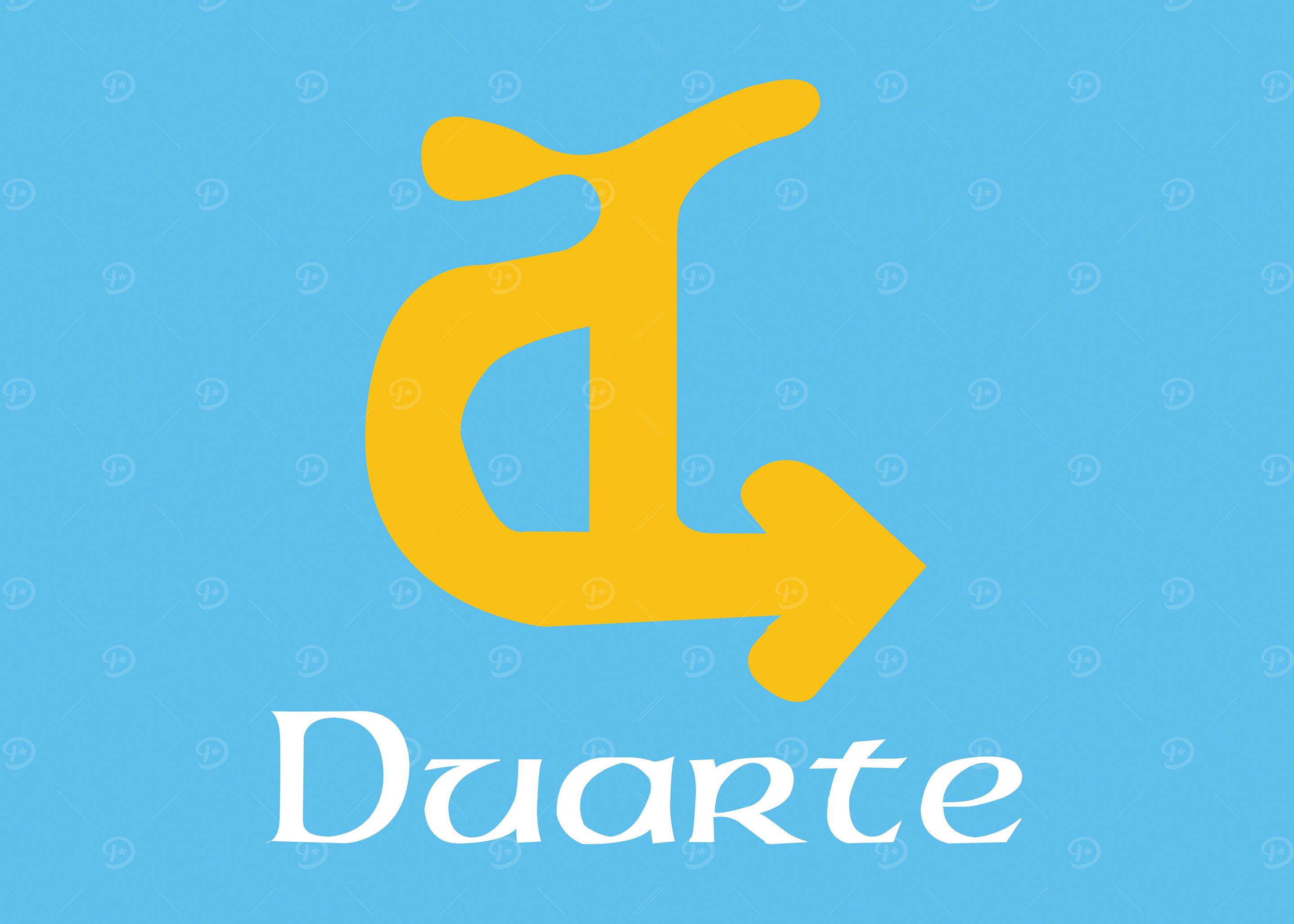 'Duarte City California' Poster, picture, metal print, paint by ...