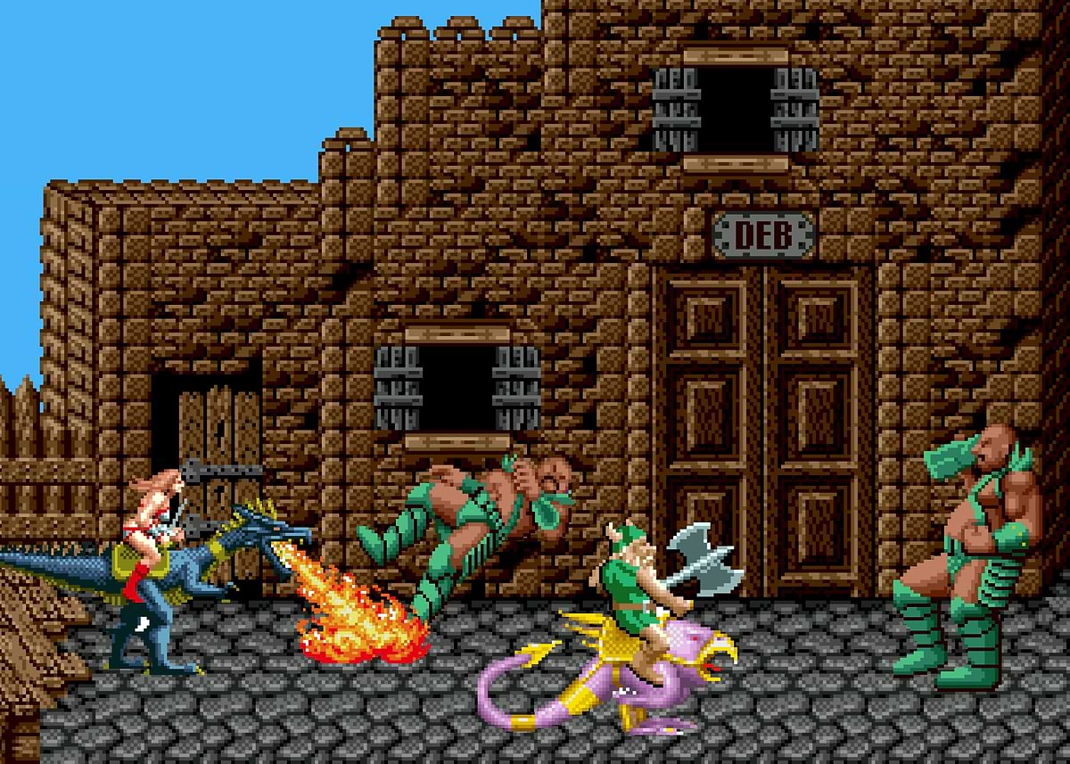 'Golden Axe Screen' Poster, picture, metal print, paint by SEGA ...