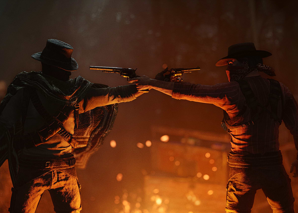 'Duel' Poster, picture, metal print, paint by Hunt: Showdown | Displate