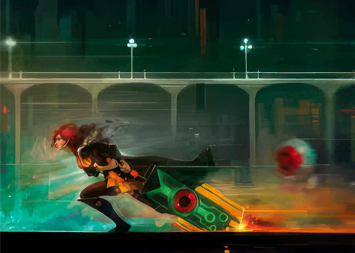 'transistor' Poster, picture, metal print, paint by gho fur | Displate