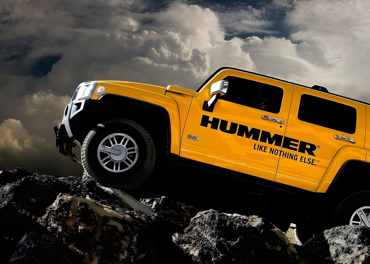 'Hummer H3 ' Poster, picture, metal print, paint by auto cars | Displate
