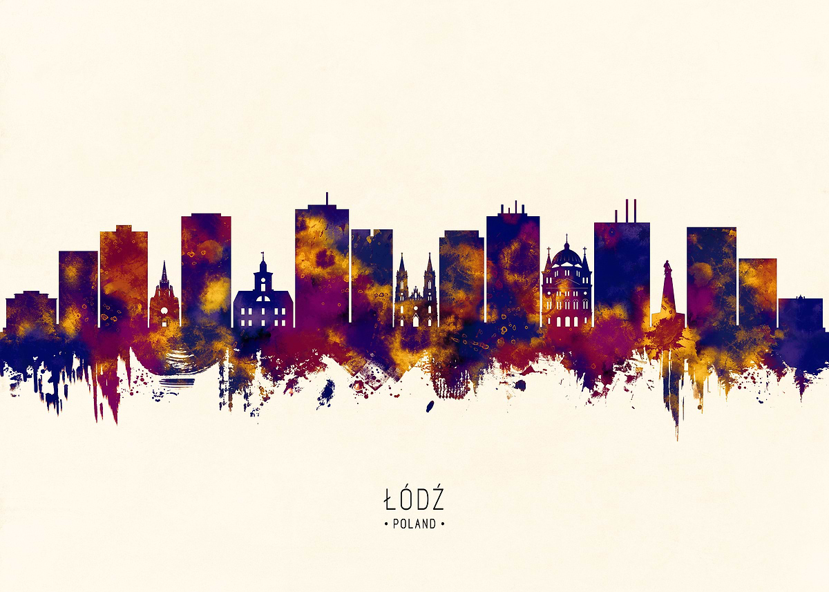 Lodz Skyline Poland
