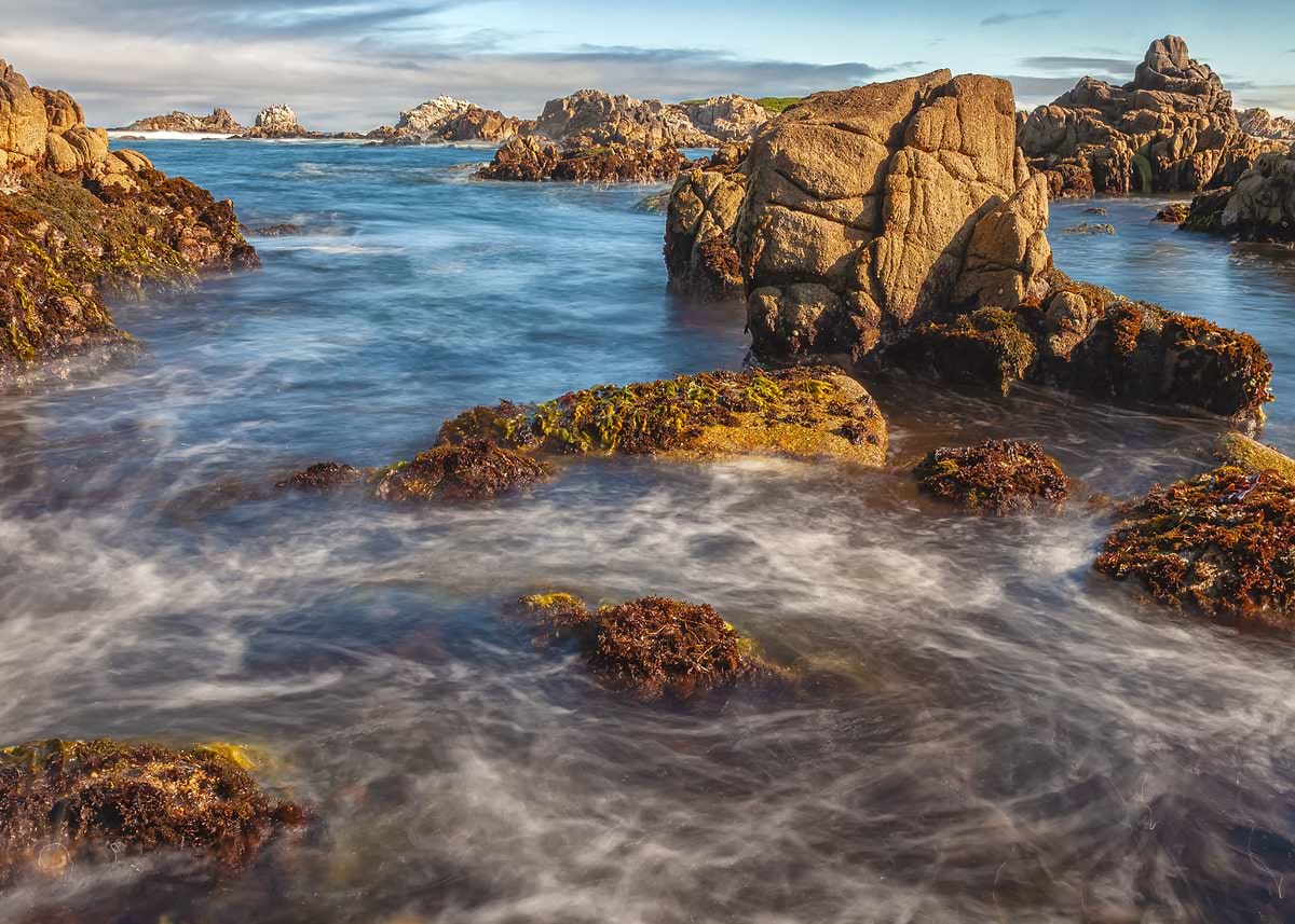 'Rugged Shore' Poster, picture, metal print, paint by Jonathan Nguyen ...