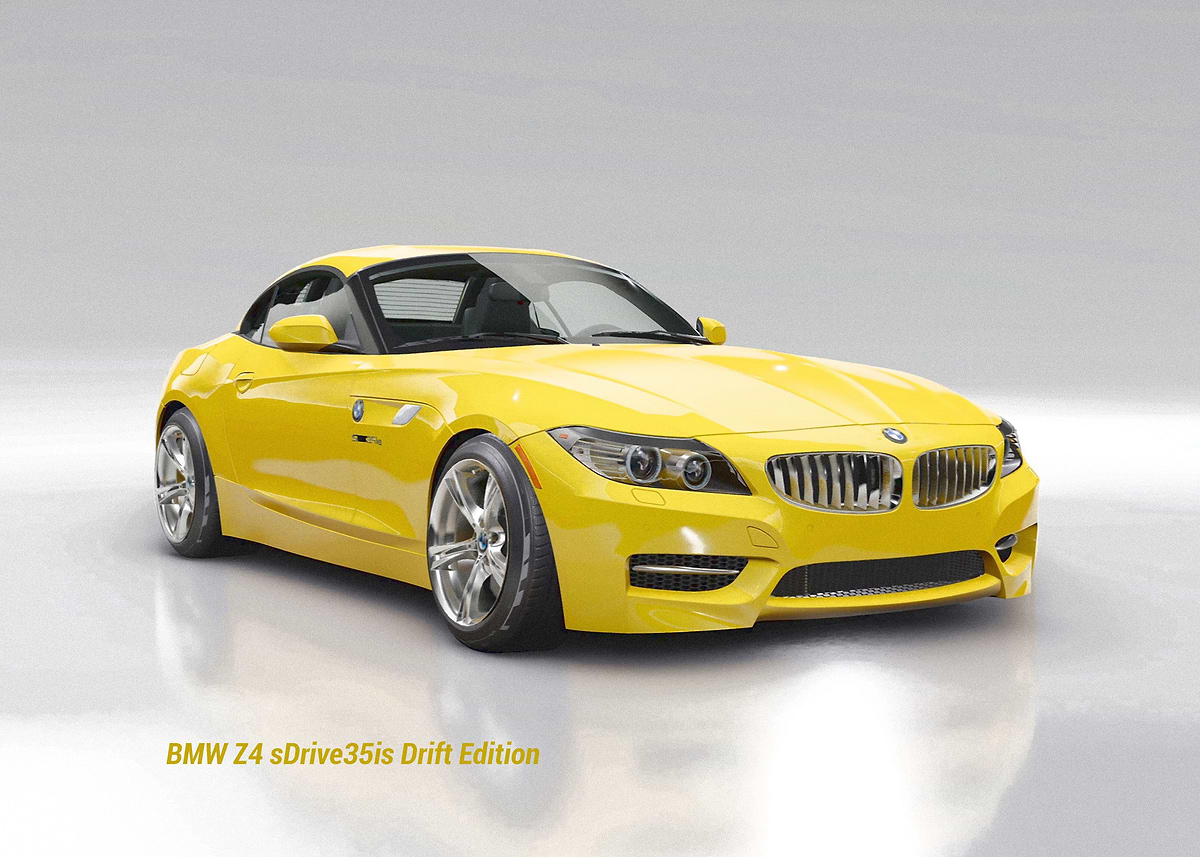 'BMW Z4 sDrive35is Drift' Poster, picture, metal print, paint by One ...