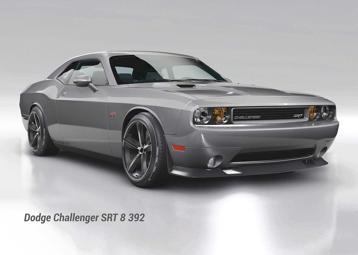 'Dodge Challenger SRT 8 392' Poster, picture, metal print, paint by One ...