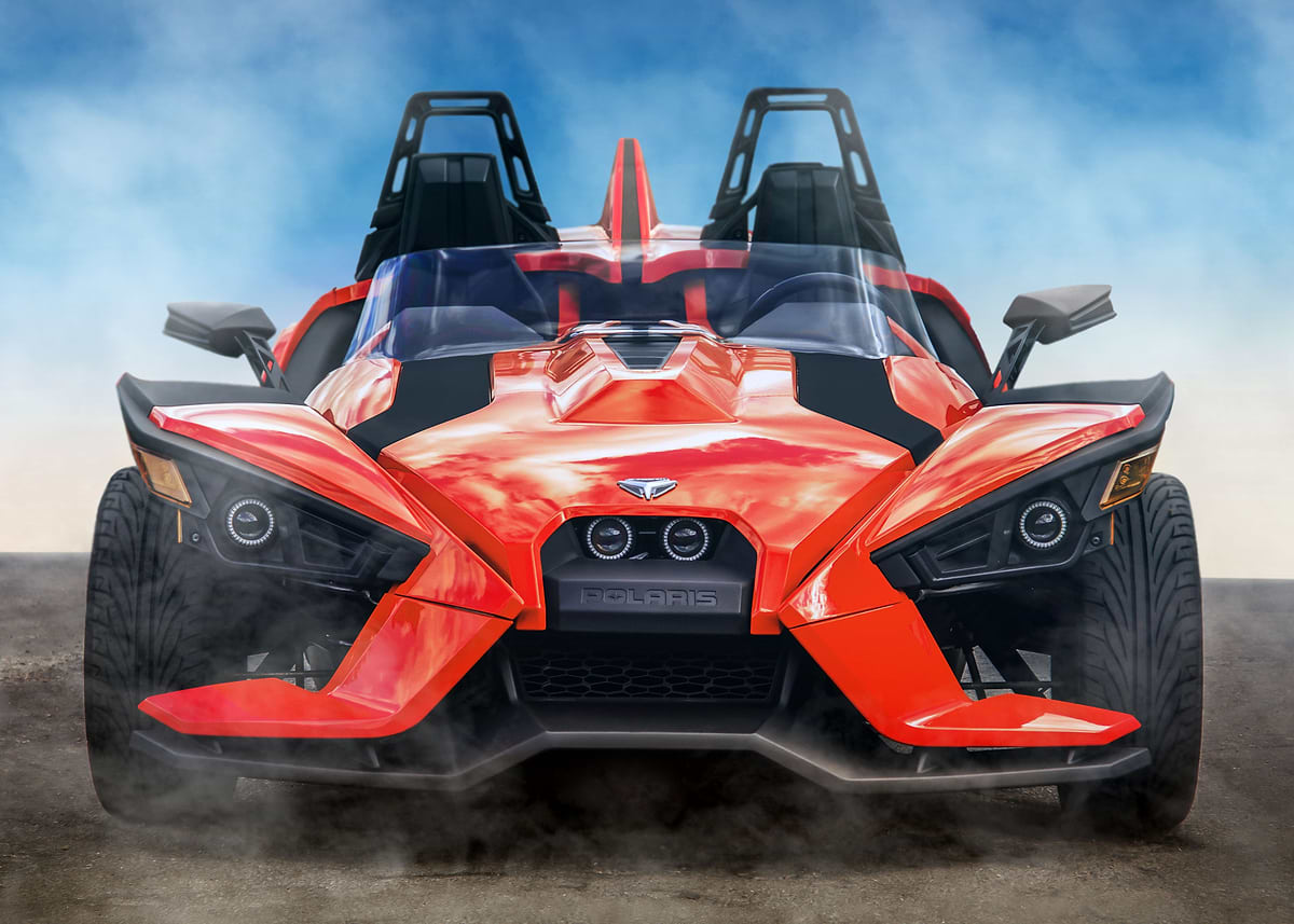 'Polaris Slingshot SL' Poster, picture, metal print, paint by Roman ...