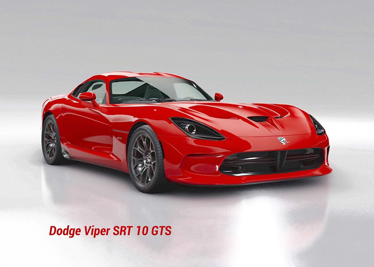 'Dodge Viper SRT 10 GTS' Poster, picture, metal print, paint by One ...