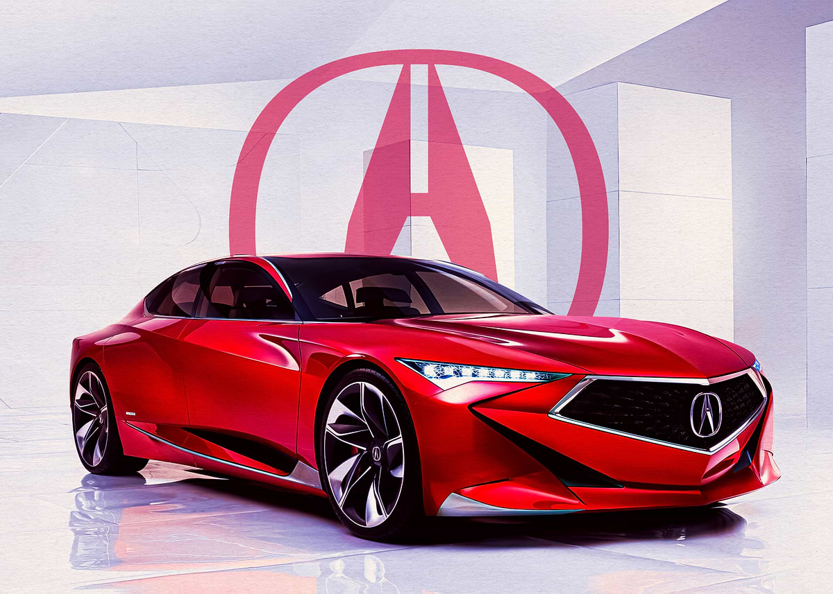 'Acura Precision' Poster, picture, metal print, paint by Lee Rocks ...