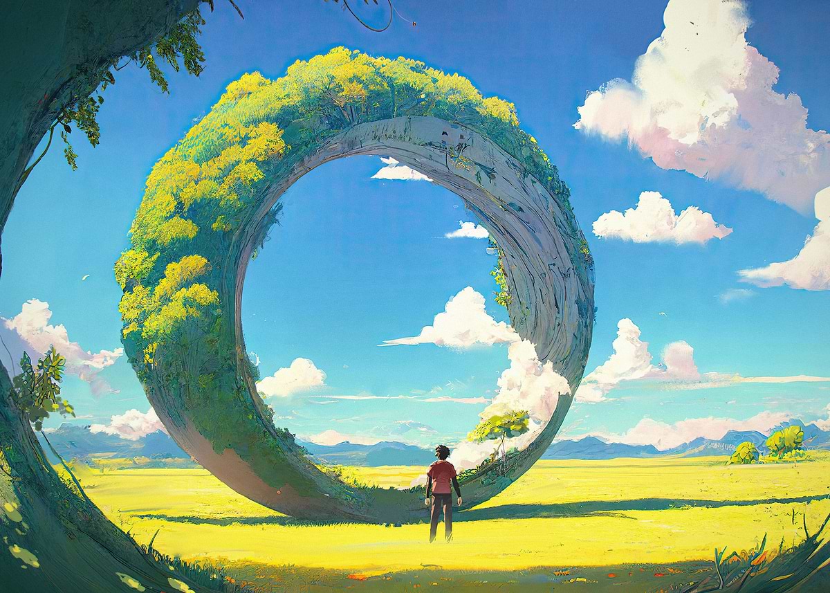 'The Overgrown Ring' Poster, picture, metal print, paint by Lestat de ...