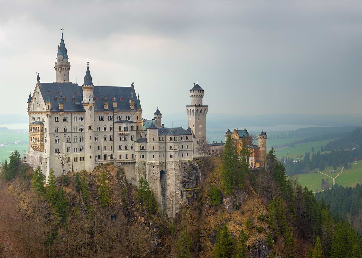 'Neuschwanstein Castle ' Poster, picture, metal print, paint by Max ...
