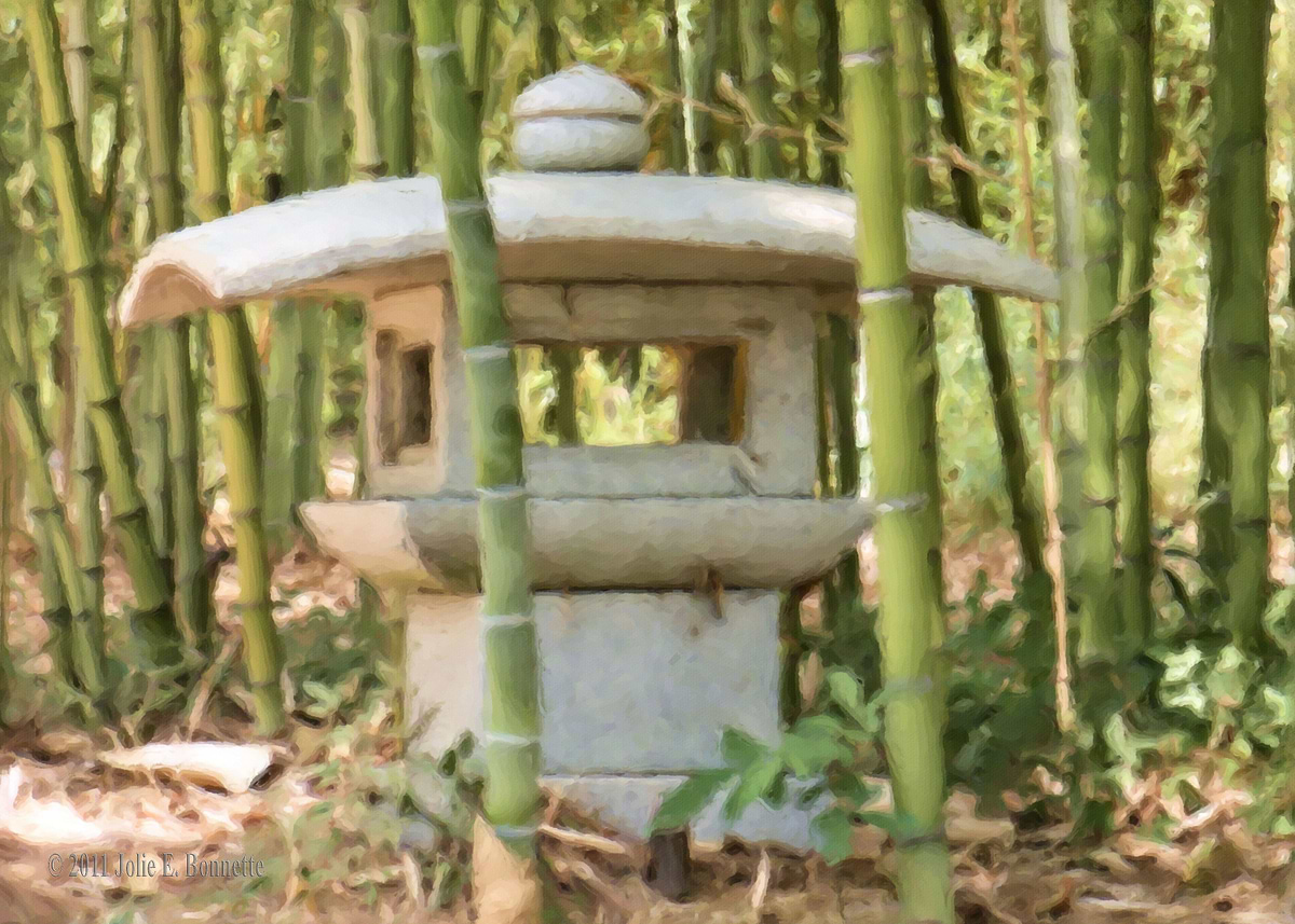 'Bamboo Shrine 0486' Poster, picture, metal print, paint by Jolie ...