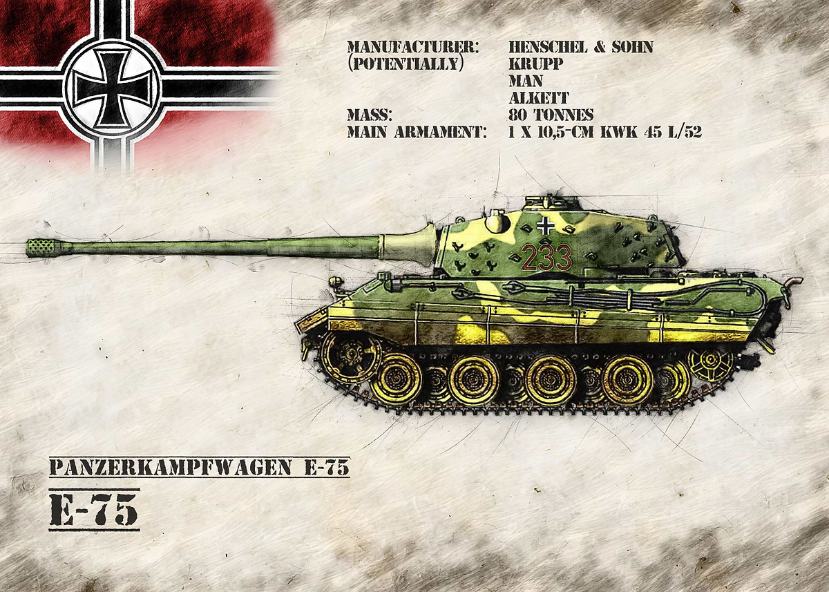 'E 75' Poster, picture, metal print, paint by Pixxelworks Florian ...
