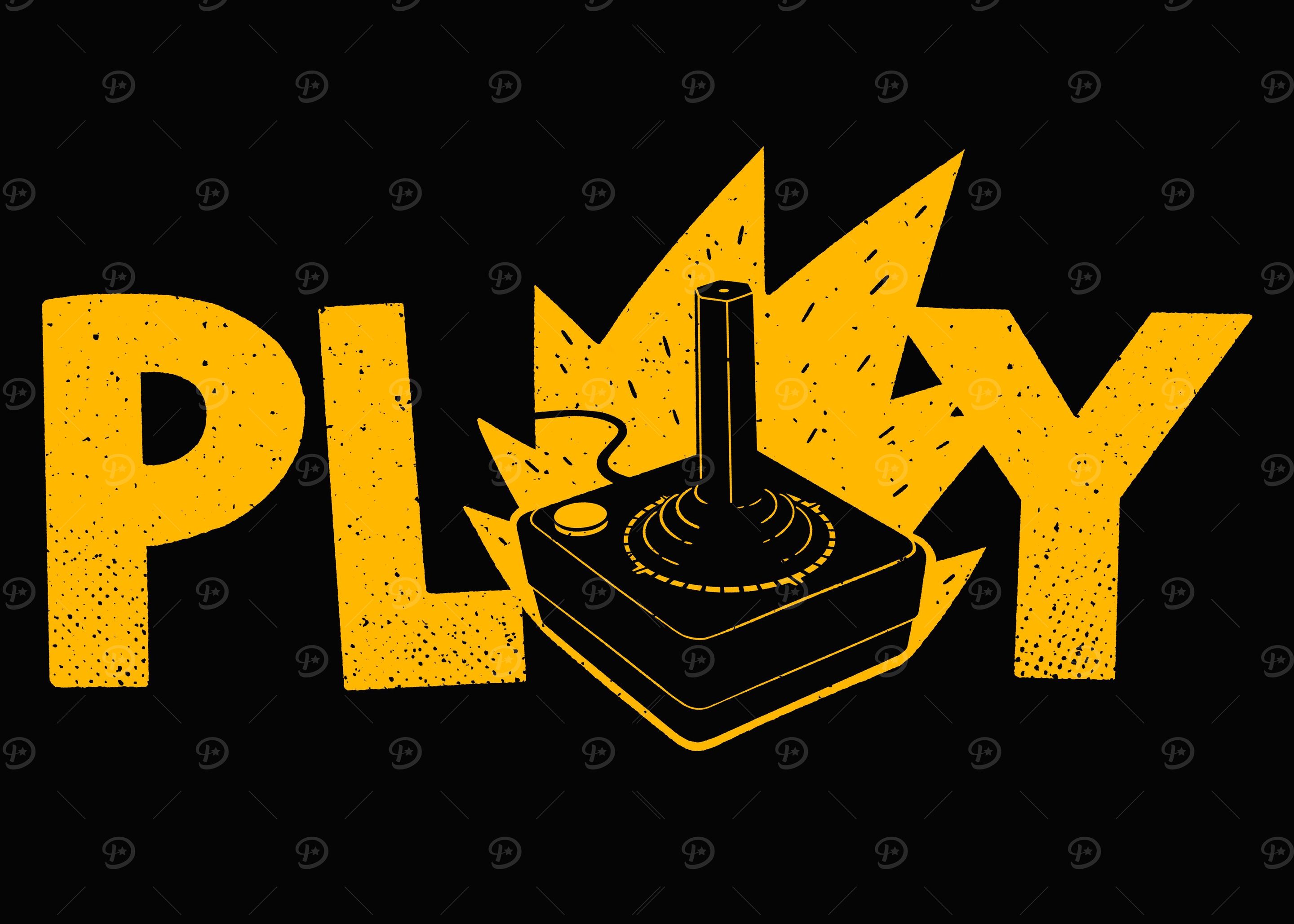 'Flaming JoyStick' Poster, picture, metal print, paint by Getsousa ...