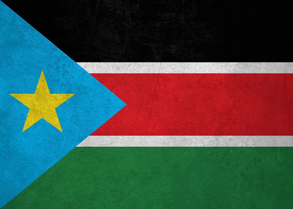 'Flag of South Sudan' Poster, picture, metal print, paint by Angelos ...