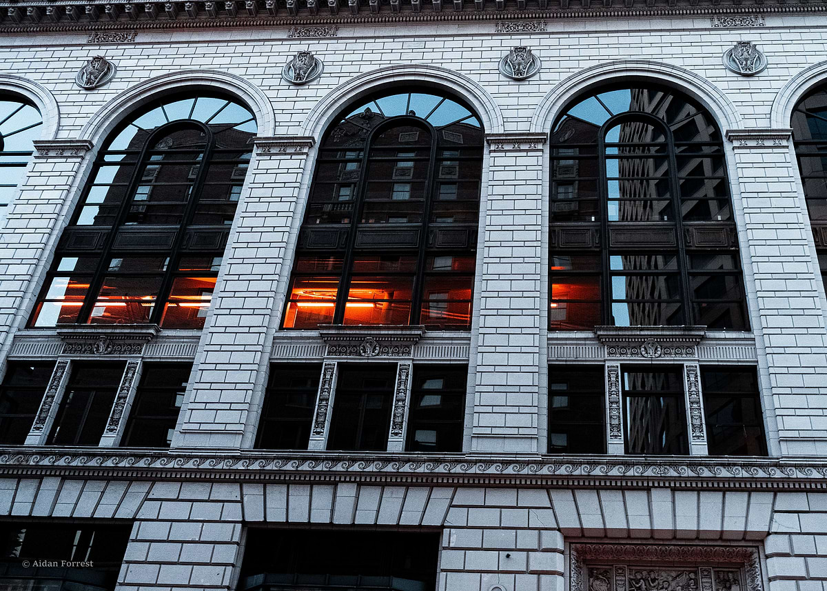 'Seattle Glass Cascade' Poster, picture, metal print, paint by Aidan ...