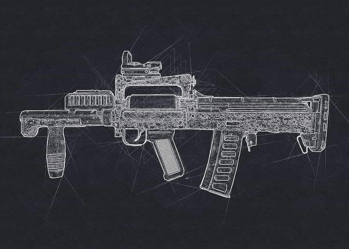 'Groza Code' Poster, picture, metal print, paint by Ammar Zain | Displate