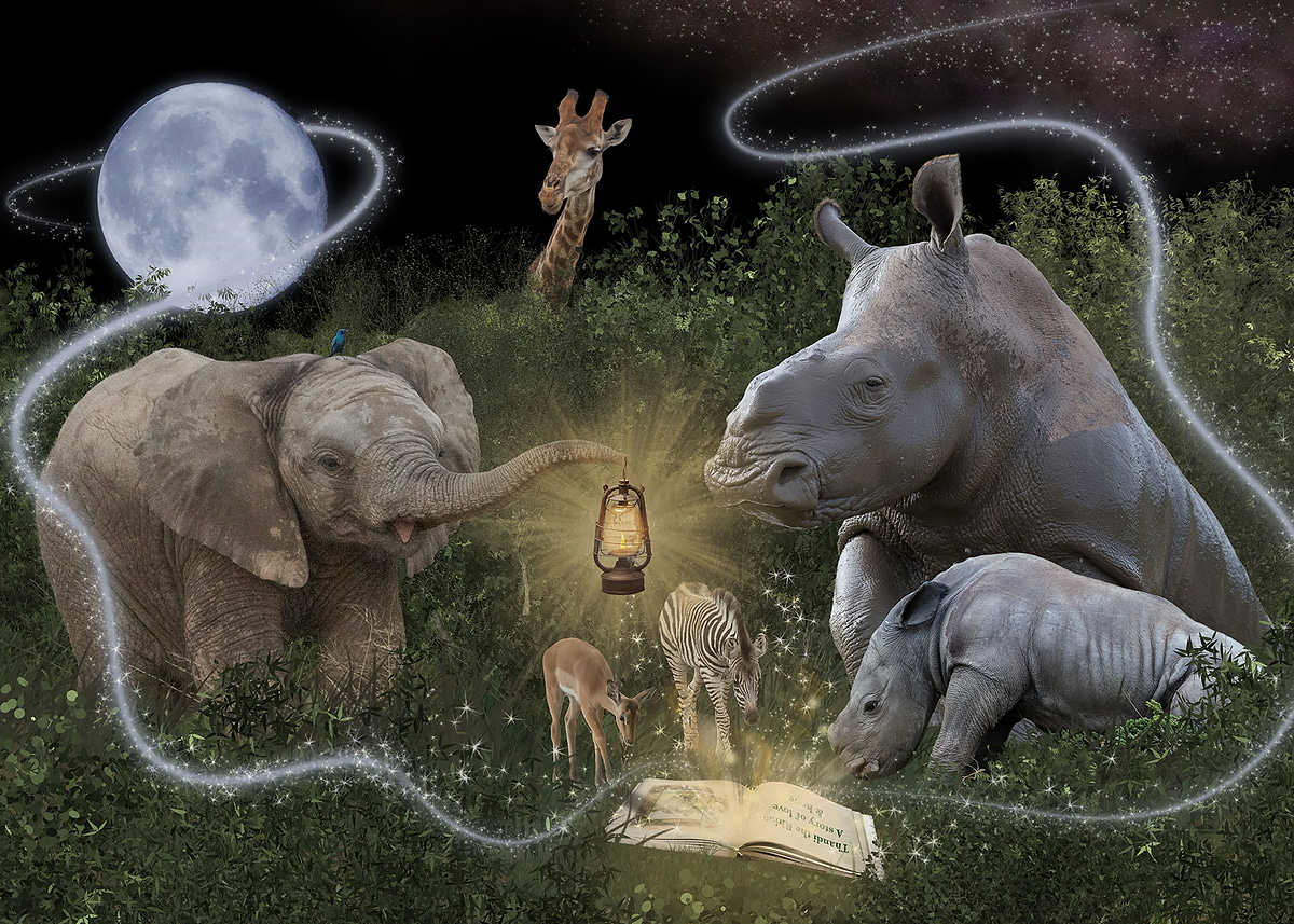 'Wildlife Storytime ' Poster, picture, metal print, paint by Imelda ...
