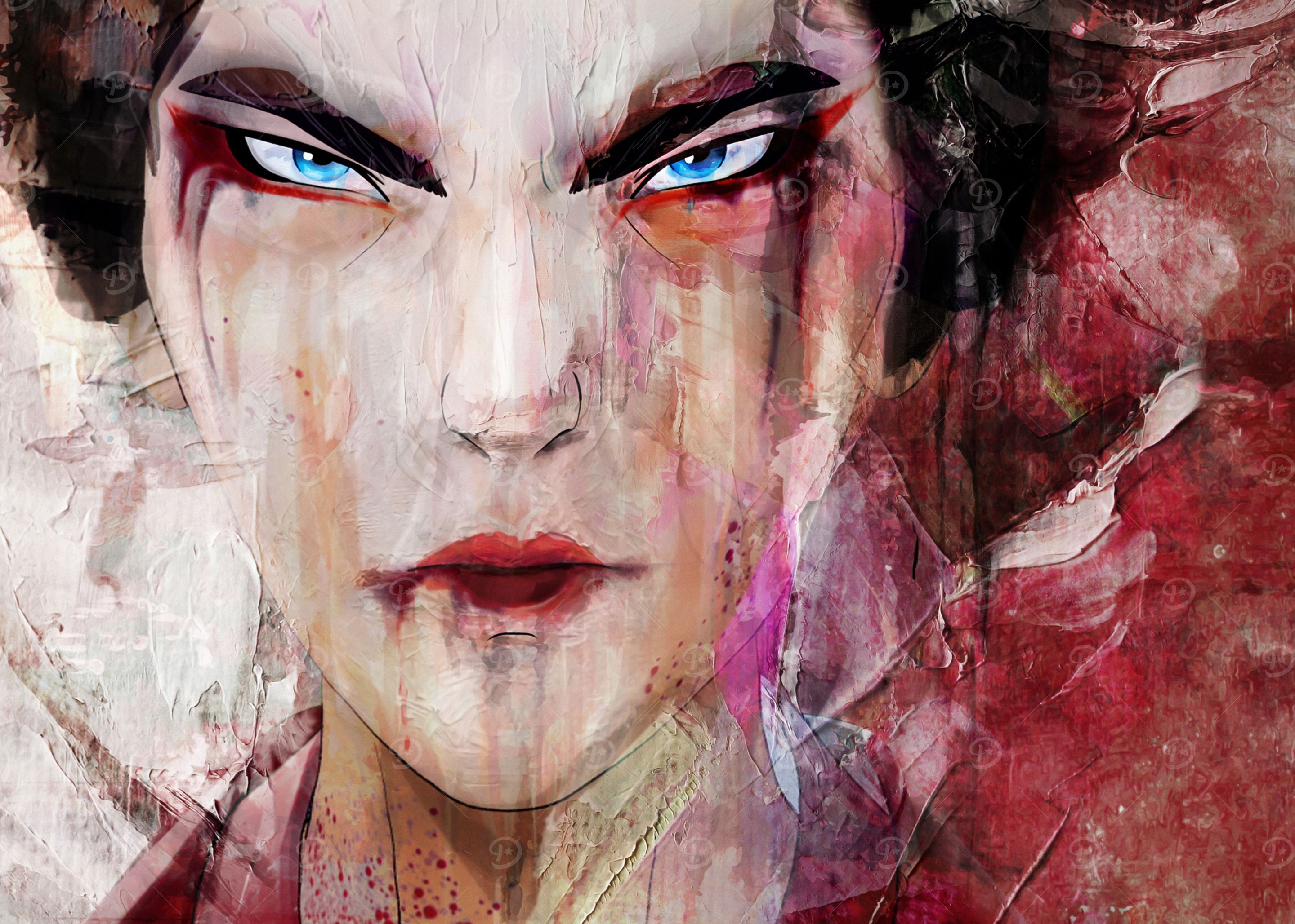 'Betrayed' Poster, picture, metal print, paint by Blue Eye Samurai ...