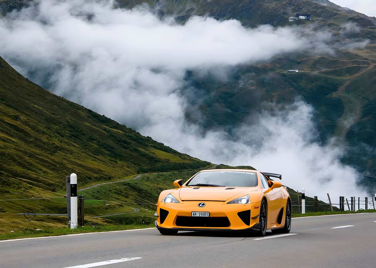 'Lexus LFA ' Poster, picture, metal print, paint by Horror Cars | Displate