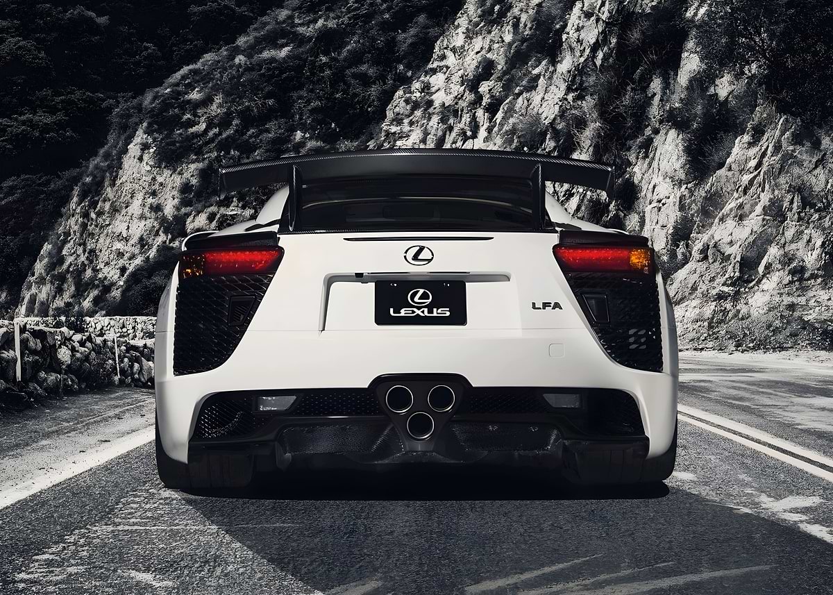 'Lexus LFA ' Poster, picture, metal print, paint by Horror Cars | Displate