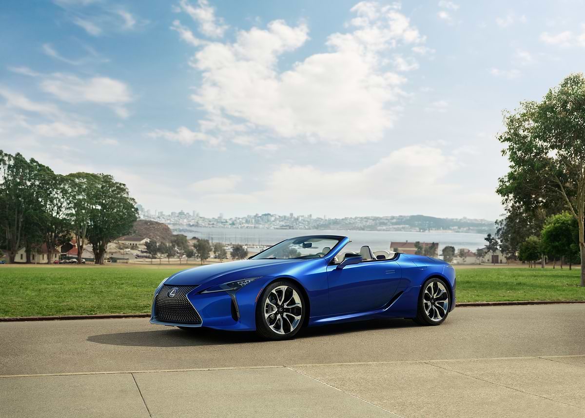 'Lexus LC 500' Poster, picture, metal print, paint by Red Star | Displate