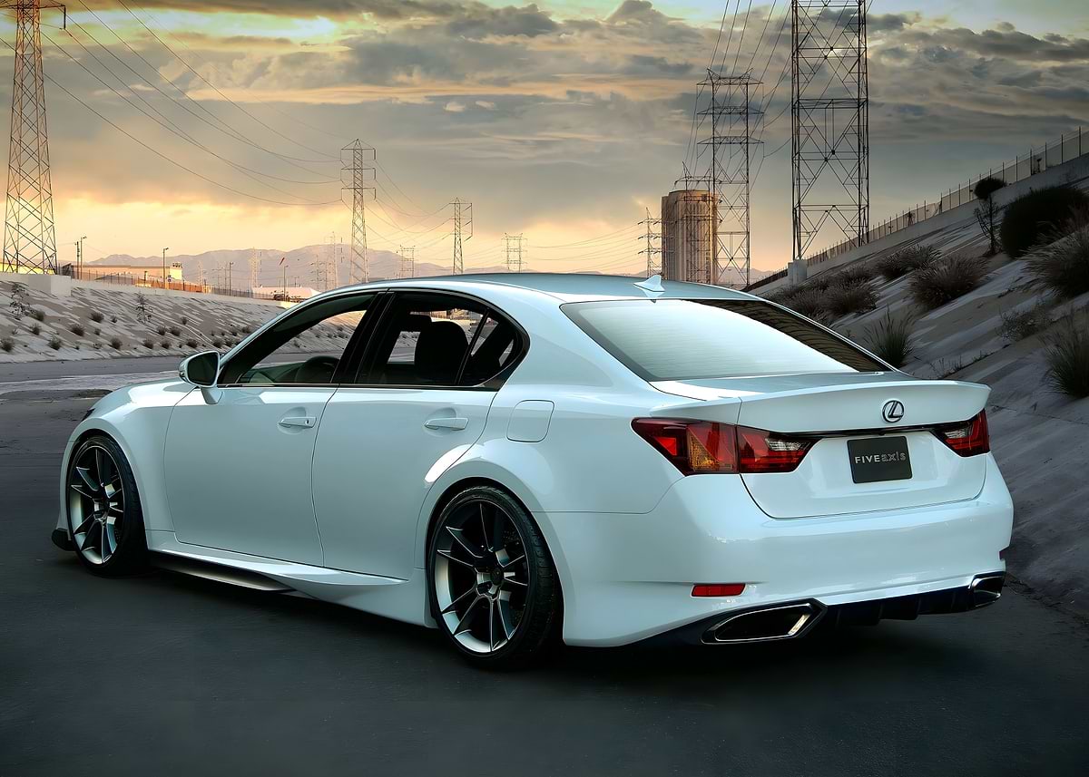 'Lexus GS' Poster, picture, metal print, paint by arto moro | Displate
