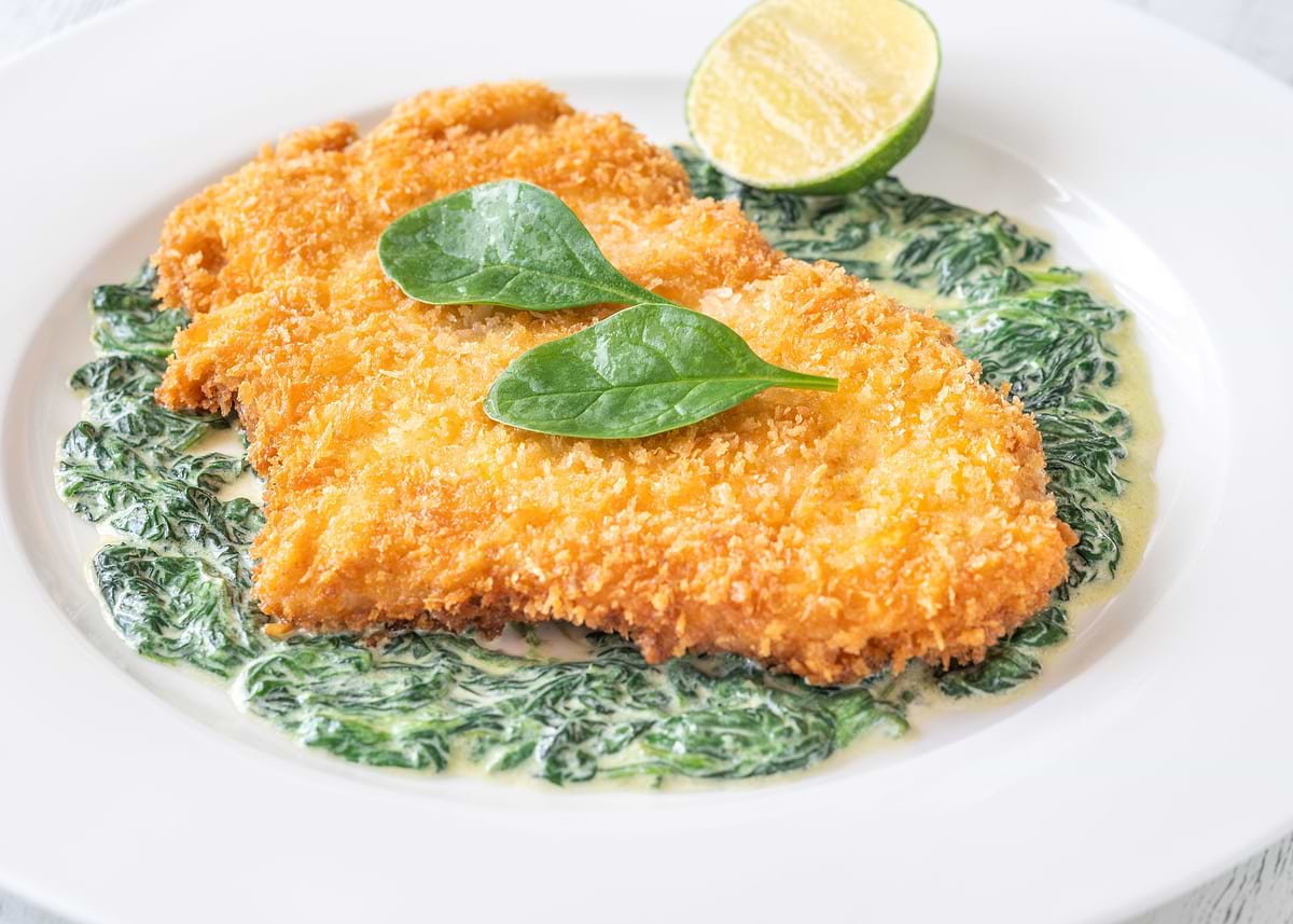'Chicken Milanese cutlet' Poster, picture, metal print, paint by ...