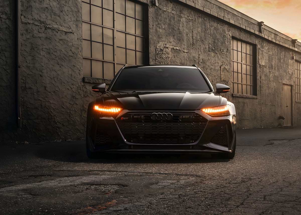 'Audi RS7' Poster, picture, metal print, paint by Horror Cars | Displate