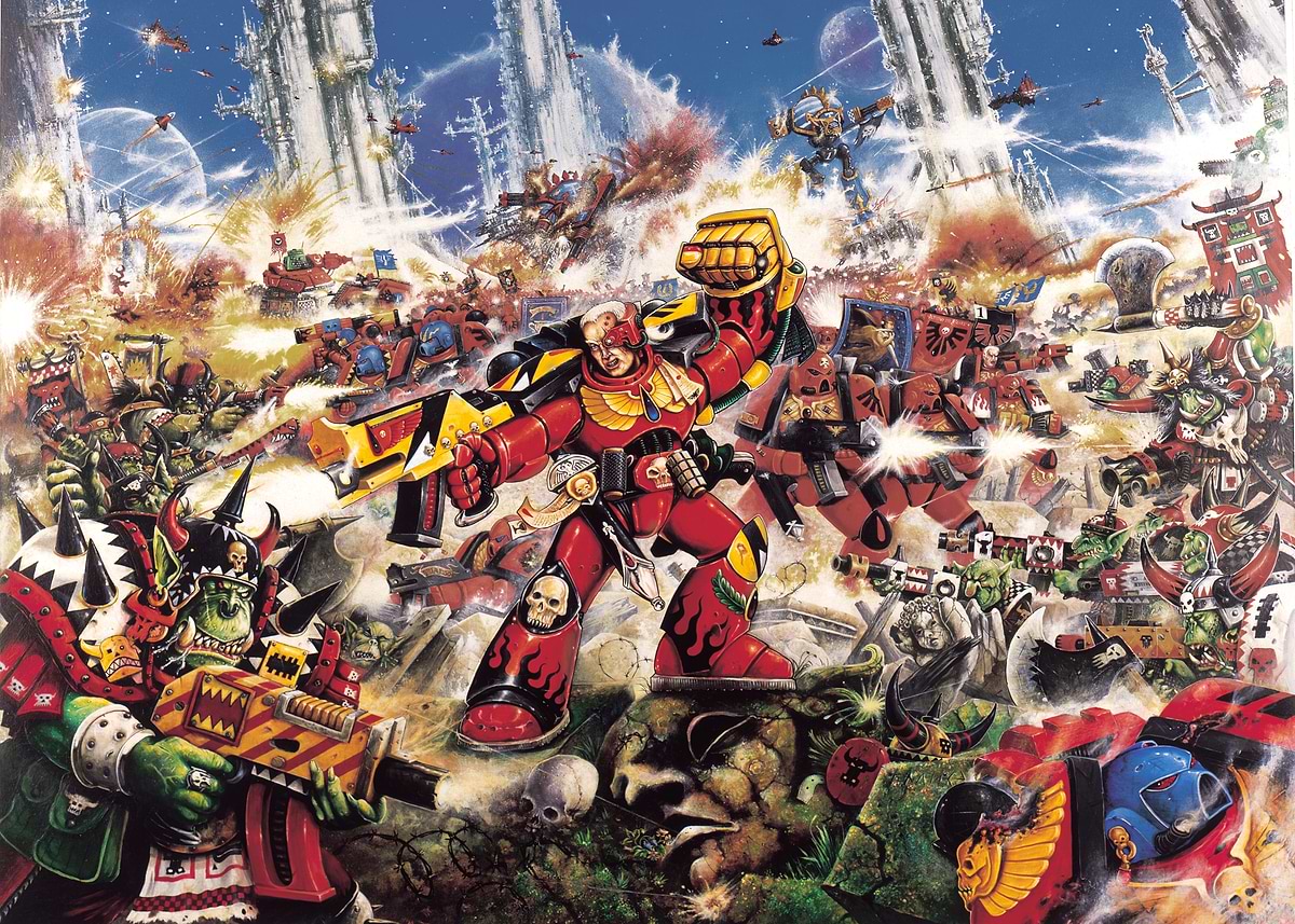 'Blood Angels' Poster, picture, metal print, paint by Warhammer | Displate