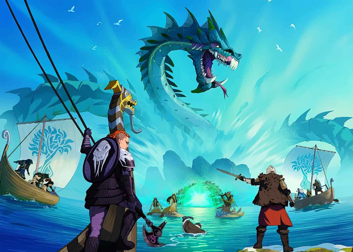 'Tribes of Midgard' Poster, picture, metal print, paint by gepenkz xxx ...