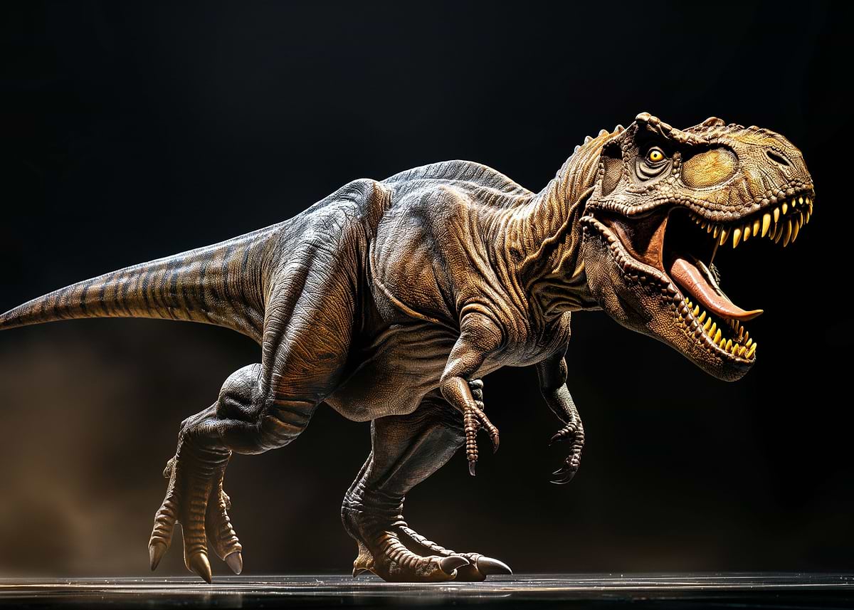 'TRex' Poster, picture, metal print, paint by FotoRichter | Displate