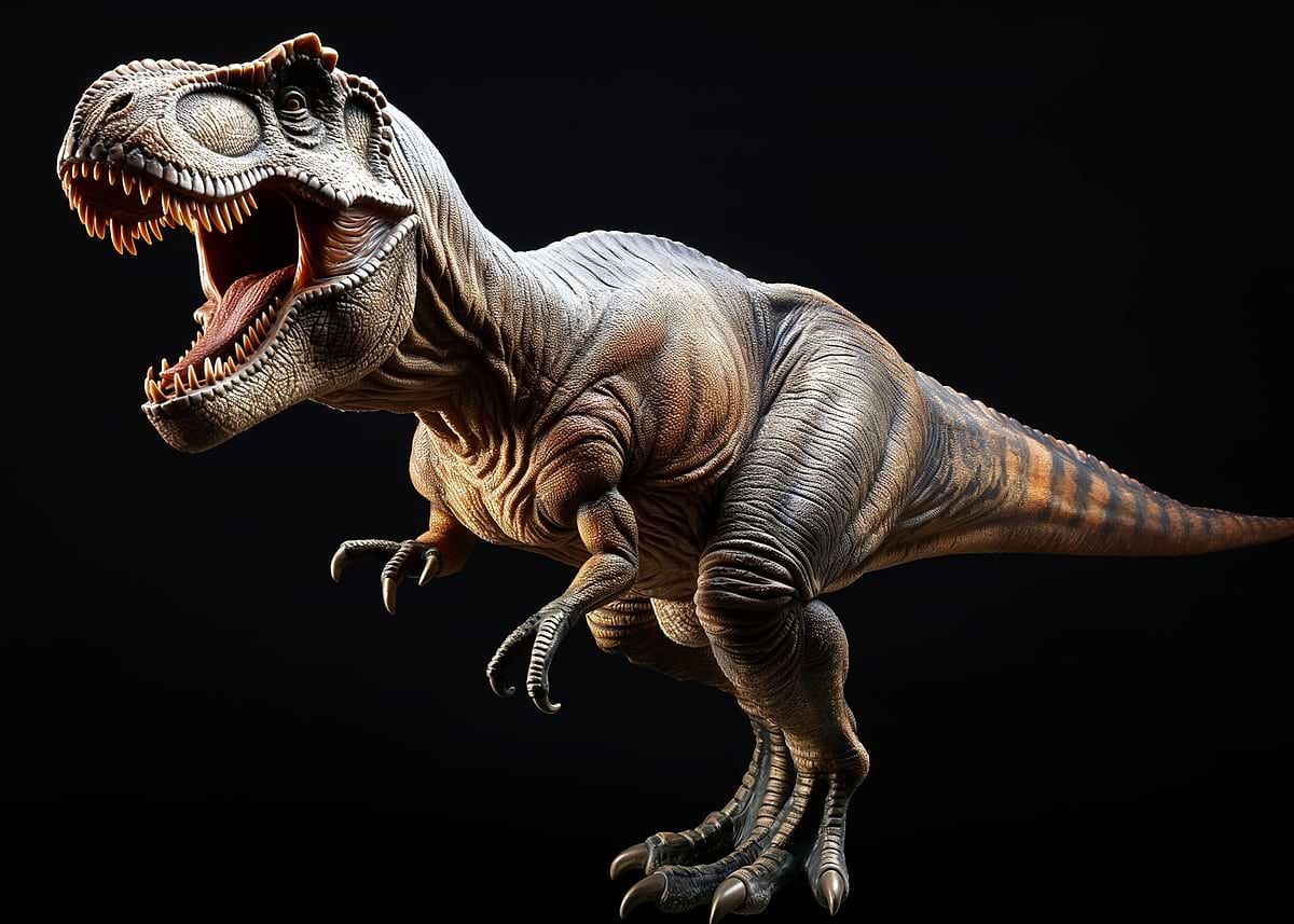 'TRex' Poster, picture, metal print, paint by FotoRichter | Displate