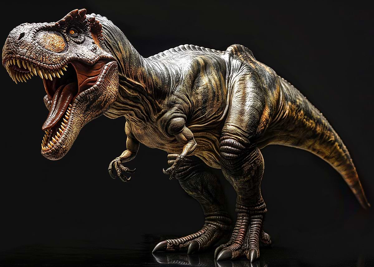 'TRex' Poster, picture, metal print, paint by FotoRichter | Displate